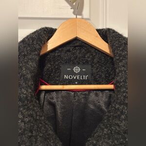 Novelti | Jackets & Coats | Novelti Wool Coat W Faux Fur Hood | Poshmark